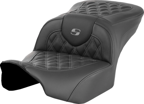 Roadsofa™ Seat - without Backrest - Gray Lattice Stitch - FLTR/FLHX '23 ...