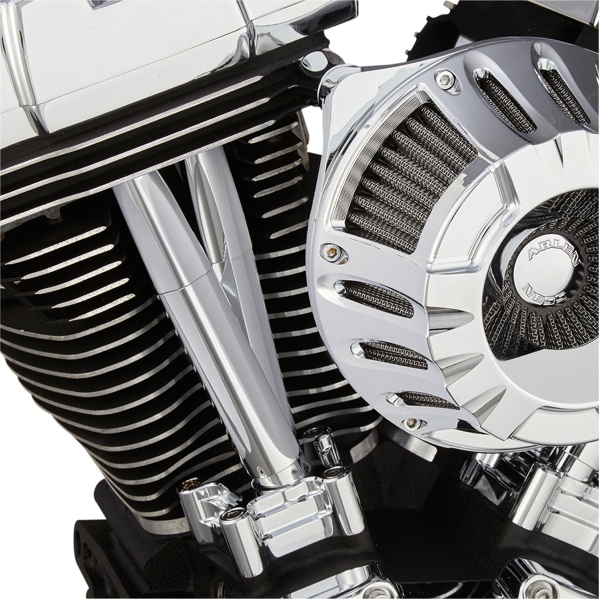 Pushrod Tube Cover Kit - Deep Cut® - Chrome - Twin Cam | Eastcoastin ...