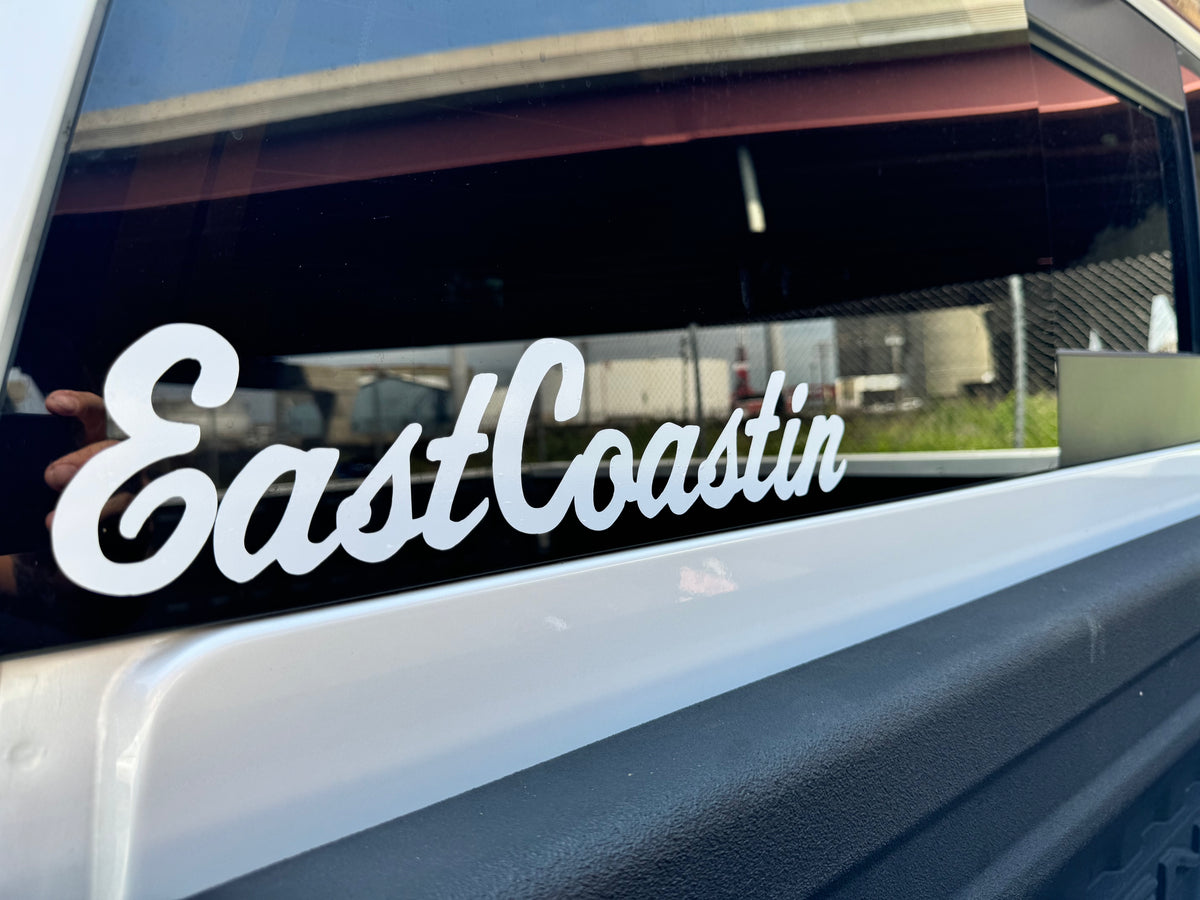 Eastcoastin Cursive Logo Truck Decal – Eastcoastin-enterprises